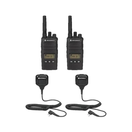 2 Pack of Motorola RMU2080D UHF 8 Channel 2 Watt Business Radio with H ...