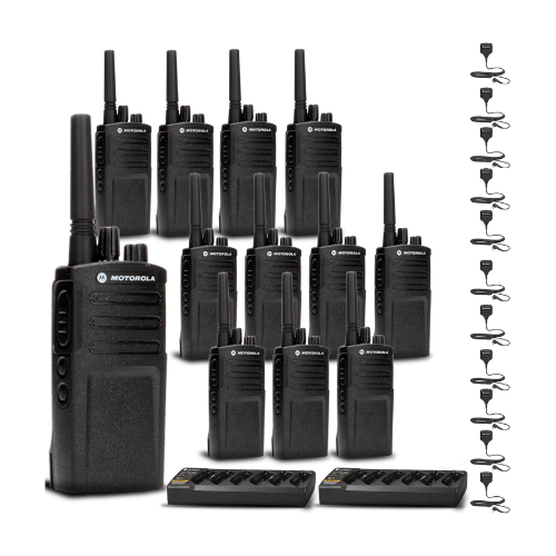 12 Pack of Motorola RMV2080 VHF 2 Watt 8 Channel High-Power Radio with ...